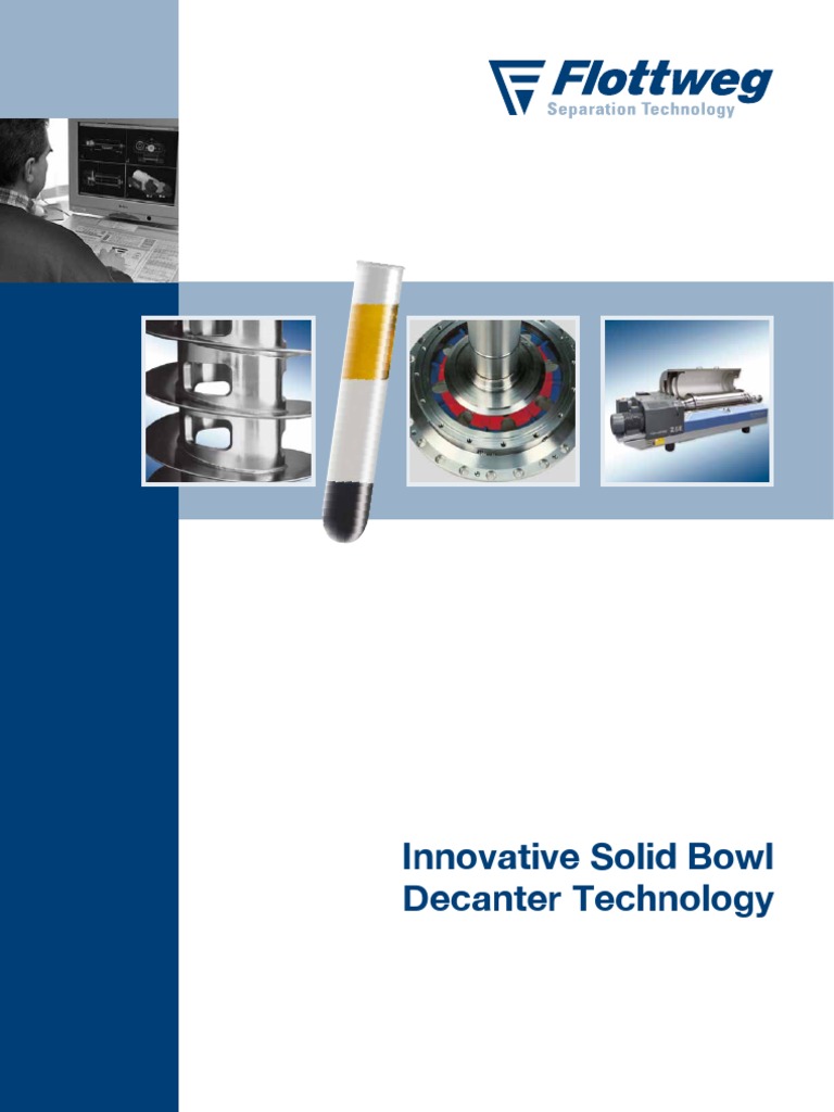 Flottweg - Solid Bowl Decanter Technology | PDF | Transmission ...