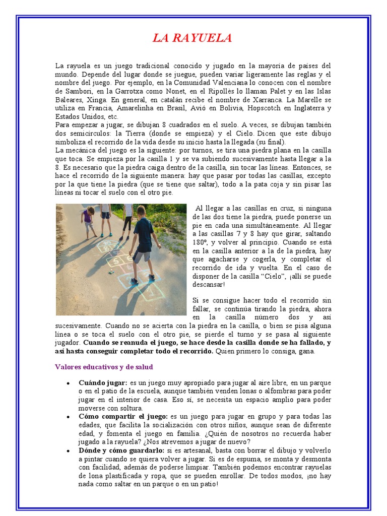 La Rayuela | PDF | Entretenimiento | Juego de azar