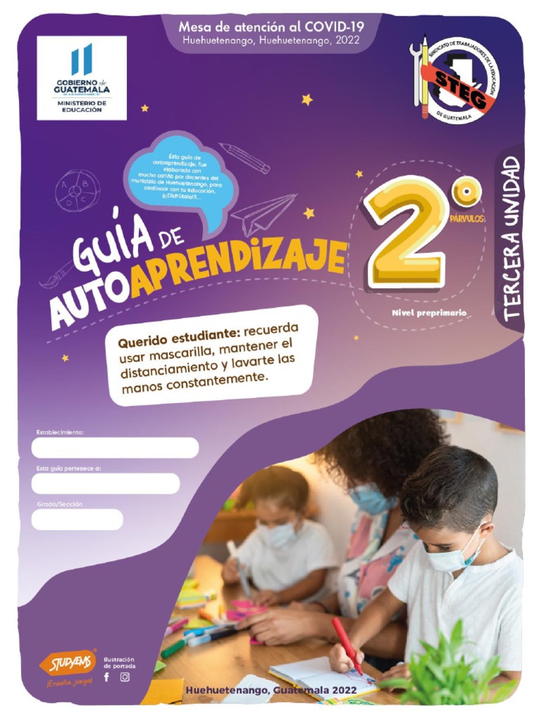 Guía - Steg Párvulos 2 - Tercera Unidad 2022 | PDF