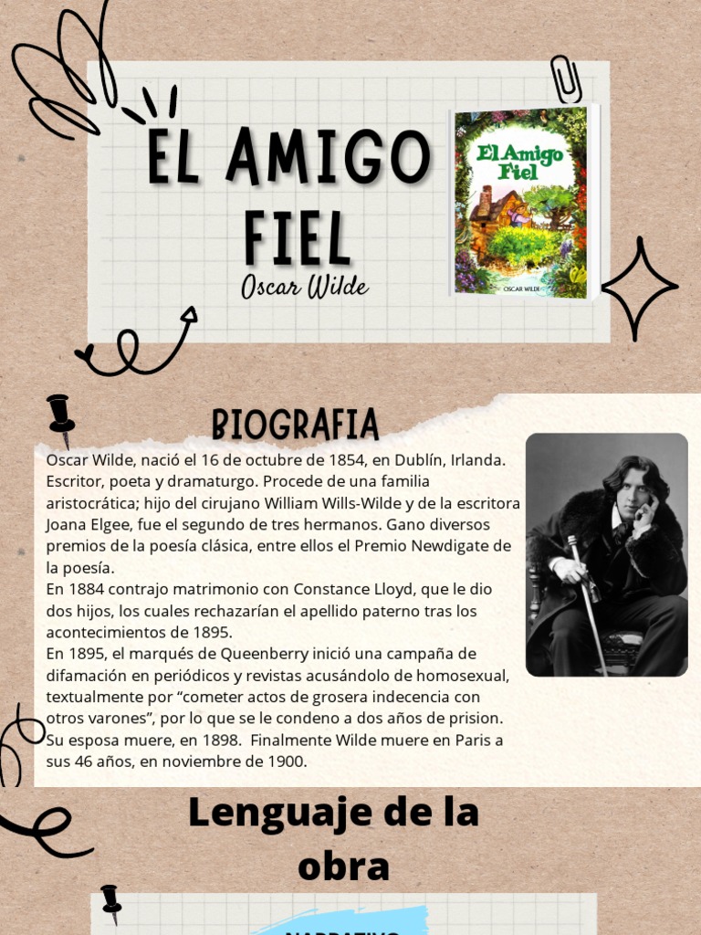 El Amigo Fiel (Exposicion) | PDF | Oscar Wilde