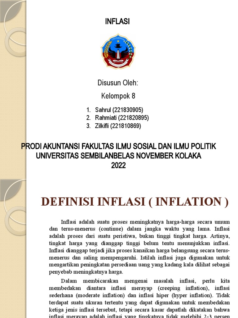 Inflasi PPT | PDF