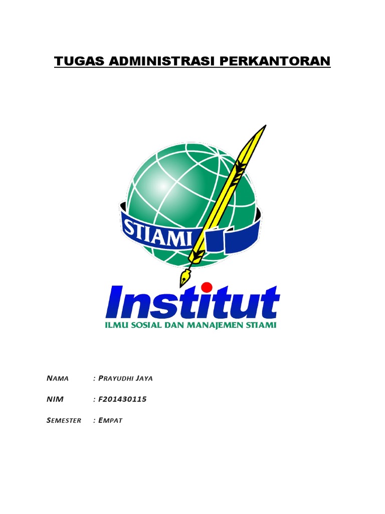Tugas Administrasi Perkantoran | PDF | Karier & Perkembangan