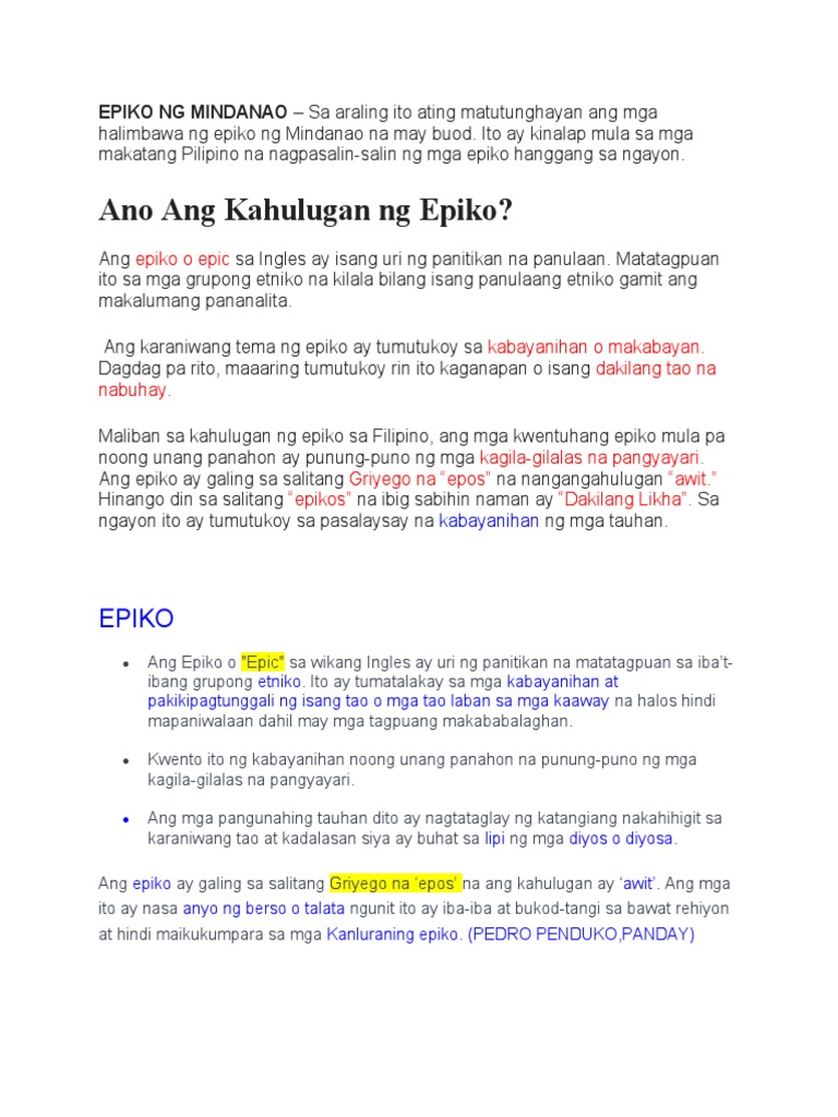 Tulalang Epiko Ng Mga Manobo Tulalang (Epiko Ng Mga Manobo) By Purple