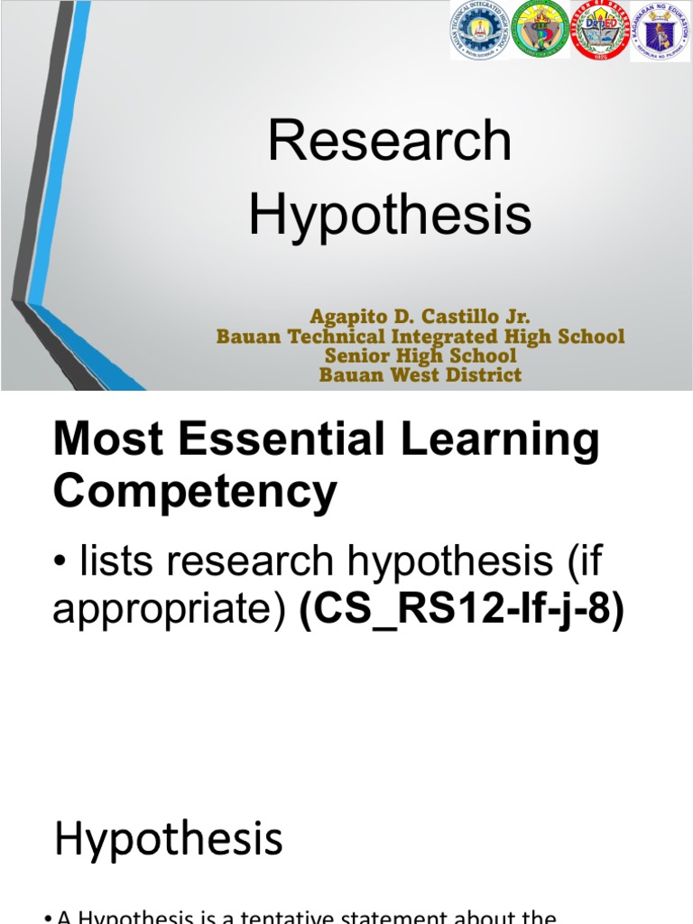 10 Research Hypothesis | PDF | Hypothesis | Null Hypothesis 10 Research Hypothesis | PDF | Hypothesis | Null Hypothesis