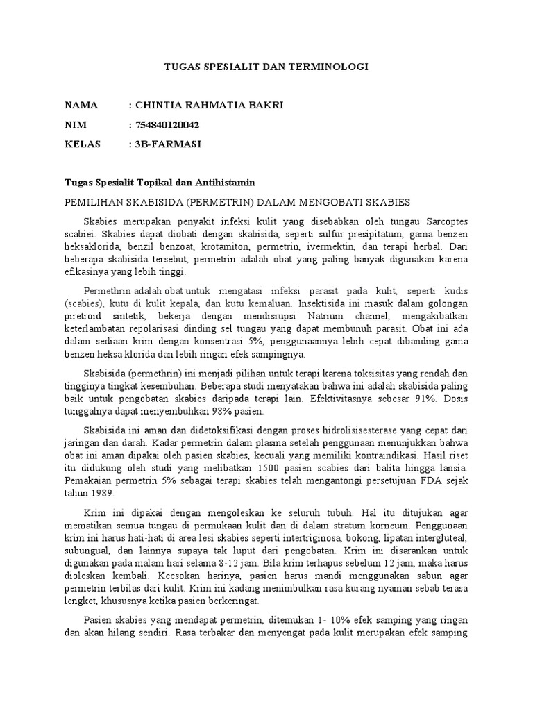 Spesialit Dan Terminologi | PDF