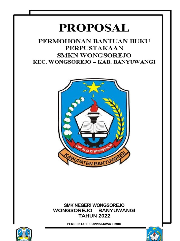 Proposal Bantuan Buku Perpustakaan SMK | PDF