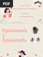 Episiotomía y Episiorrafia | PDF | Parto | Especialidades Medicas