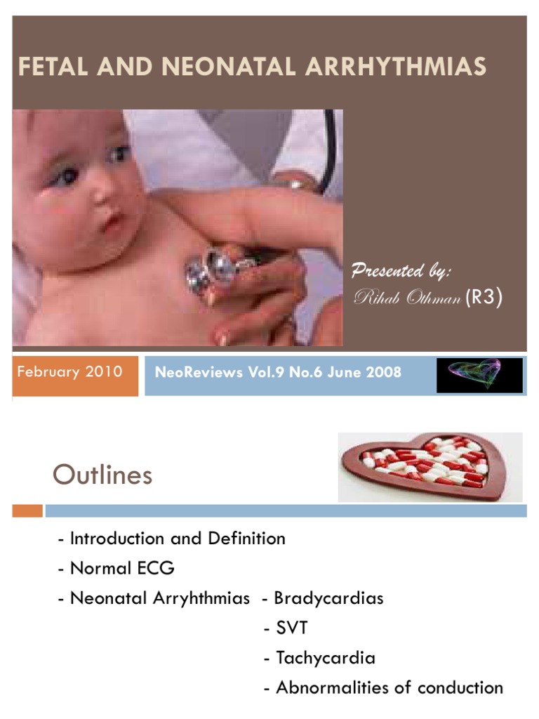 Fetal and Neonatal Arrhthmias | PDF | Cardiac Arrhythmia | Artificial ...