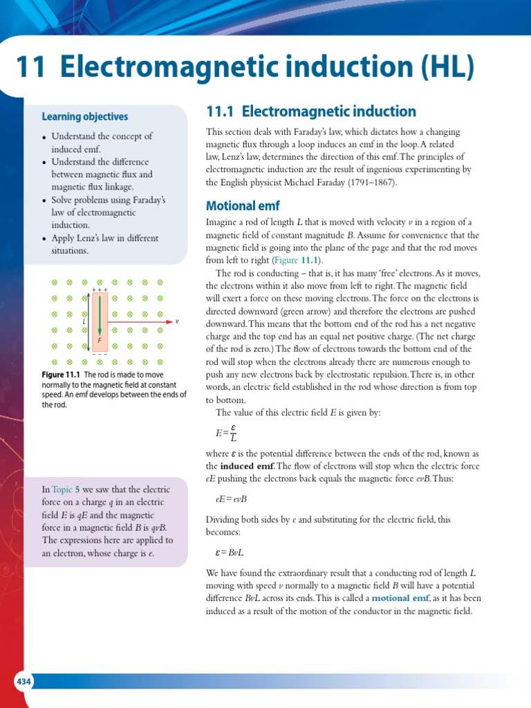11 HL Electromagnetic Induction | PDF | Electromagnetic Induction ...