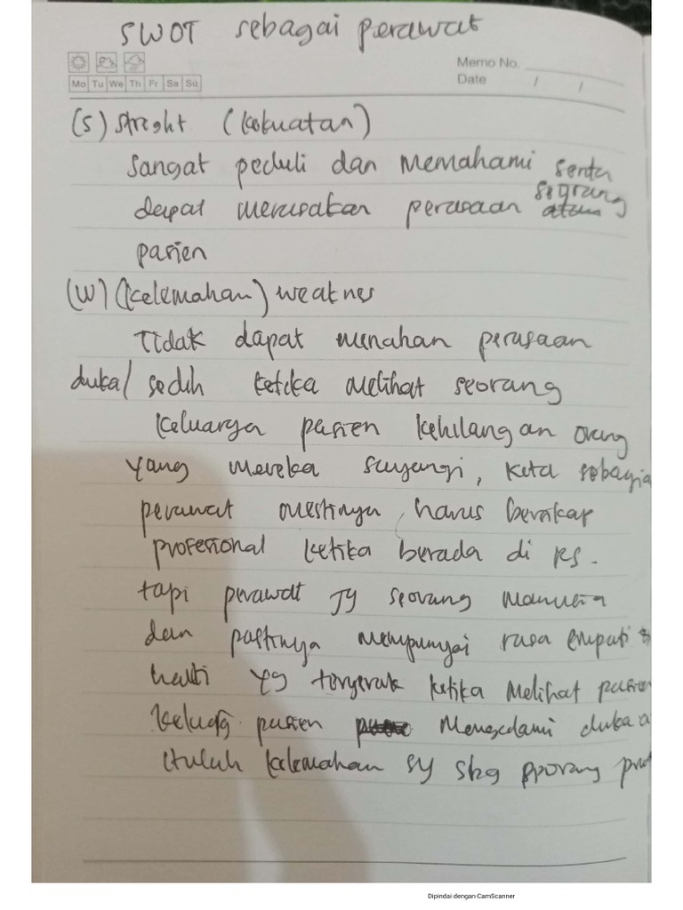 Analisa SWOT - Prisilia Andries | PDF