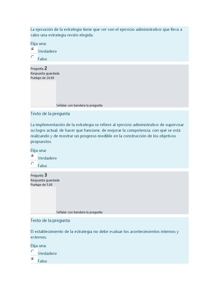 Autoevaluacion M1 - U1 | PDF | Planificación | Business