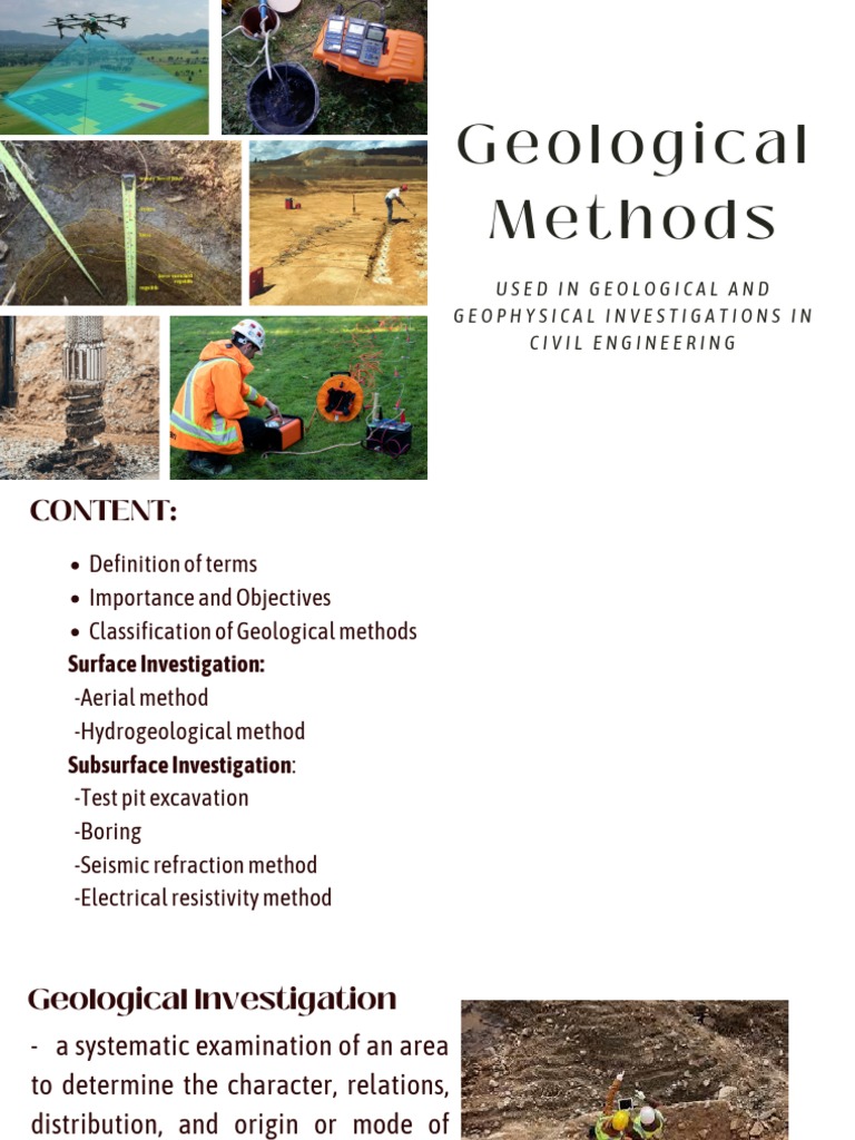 Geological Methods | PDF | Geology | Geophysics