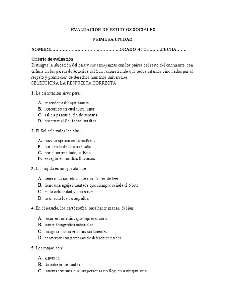 Evaluaciones 4to Eess | PDF | Ecuador | Agricultura Evaluaciones 4to Eess | PDF | Ecuador | Agricultura