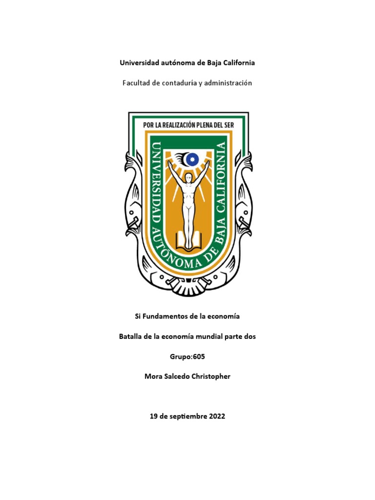 Copia de Resumen Batalla de La Economia Mundial 2 | PDF | Friedrich ...