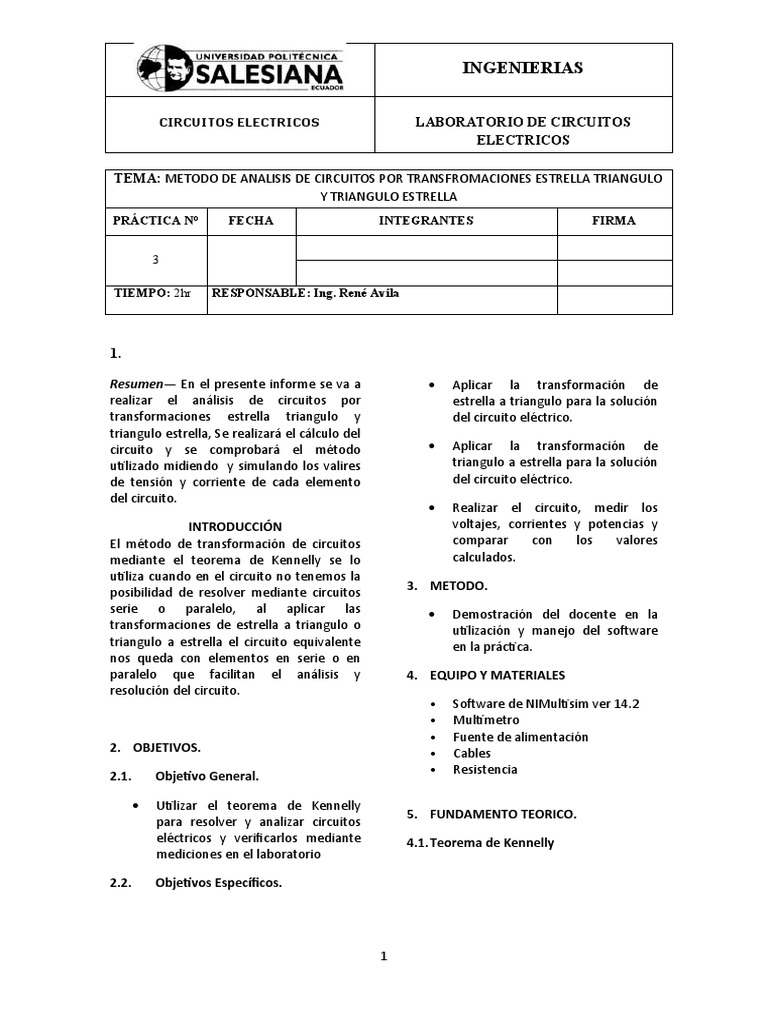 LabCirc - Pract3 - ESTRELLA - TRIANGULO p60 | PDF | Red eléctrica | Análisis de red (circuitos ...