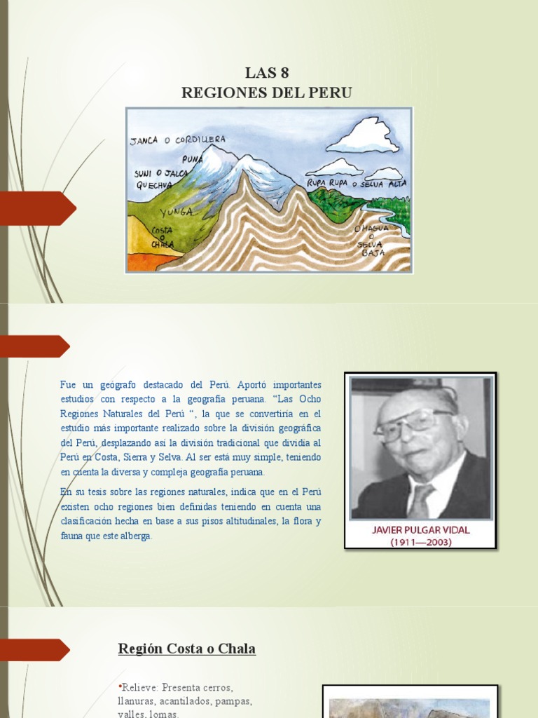 Las 8 Regiones | PDF | Perú | Clima