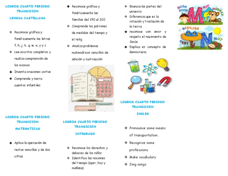 Logros del Cuarto Periodo Preescolar | PDF