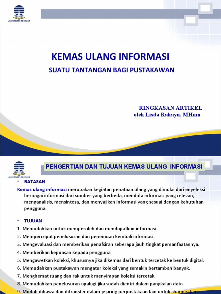 Pengayaan Materi 2 - Pust 4104 | PDF