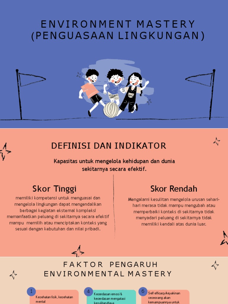 ENVIRONMENTAL MASTERY (Penguasaan Lingkungan) | PDF