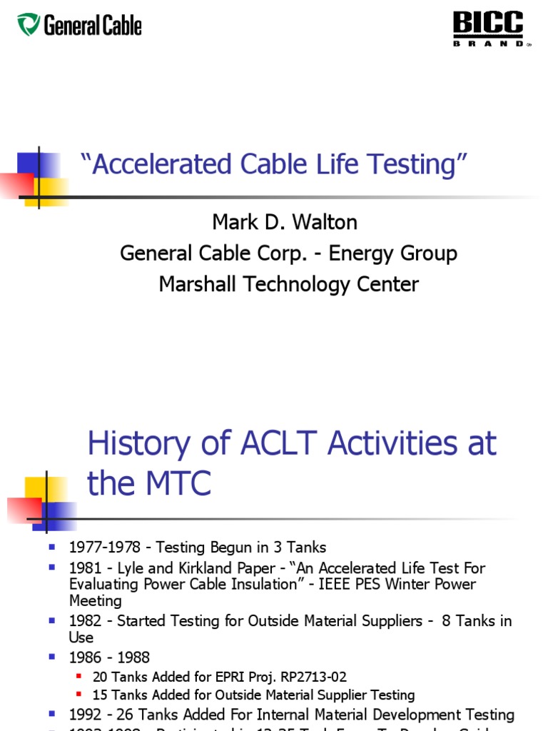 Accelerated Cable Life Testing | PDF | Transformer | Alternating Current