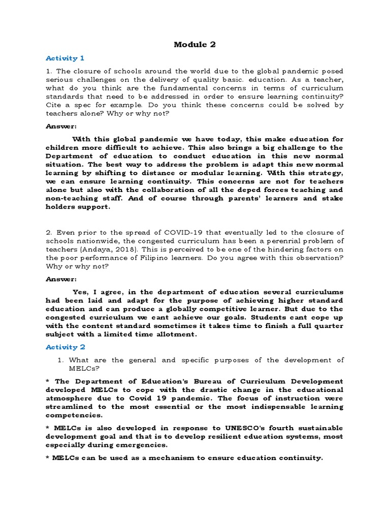 Ldm2 Module 2 Study Notebook | PDF | Curriculum | Learning