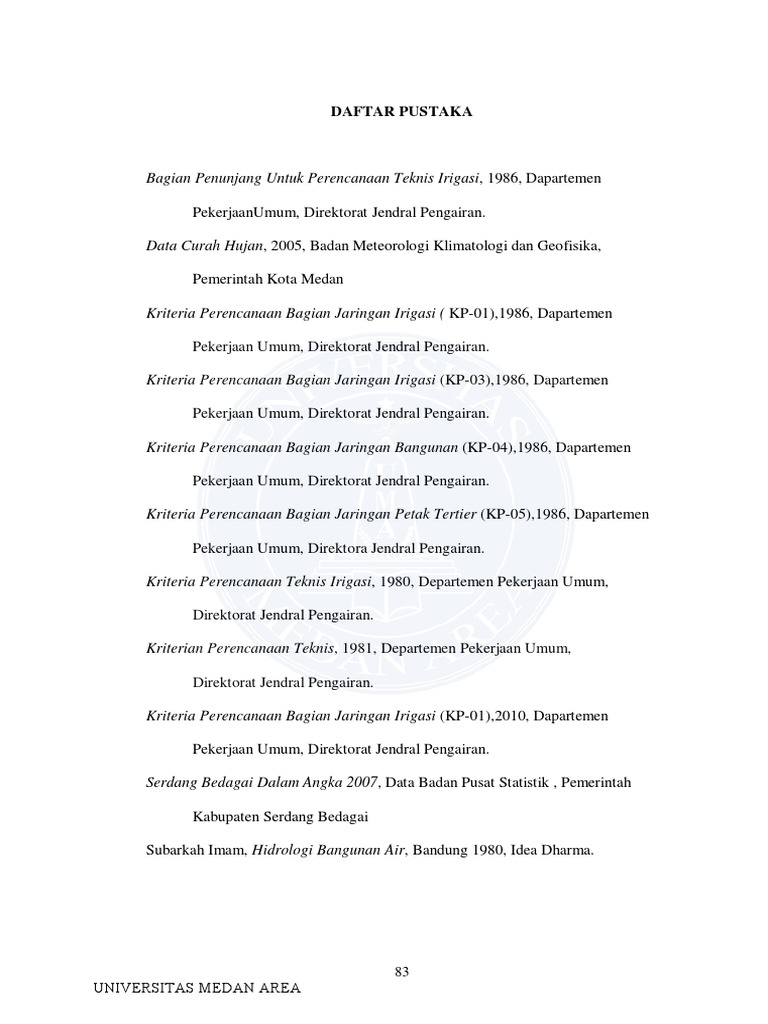 Daftar Pustaka | PDF | Teknologi & Rekayasa