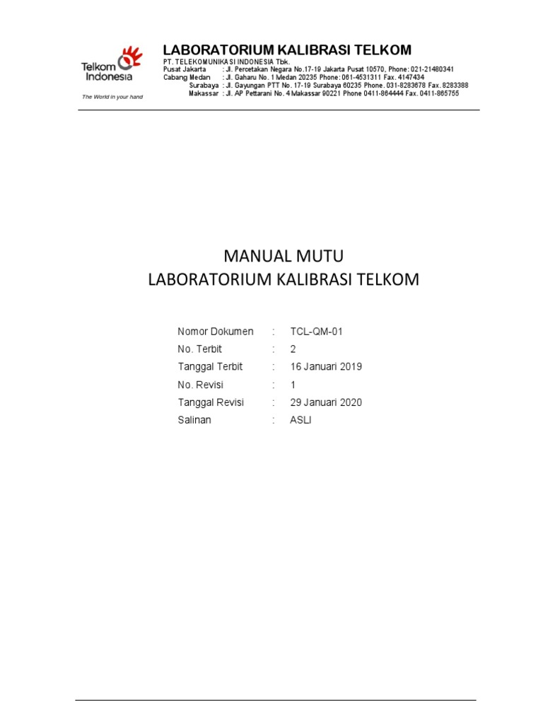 Manual Mutu Ver2rev1Final | PDF