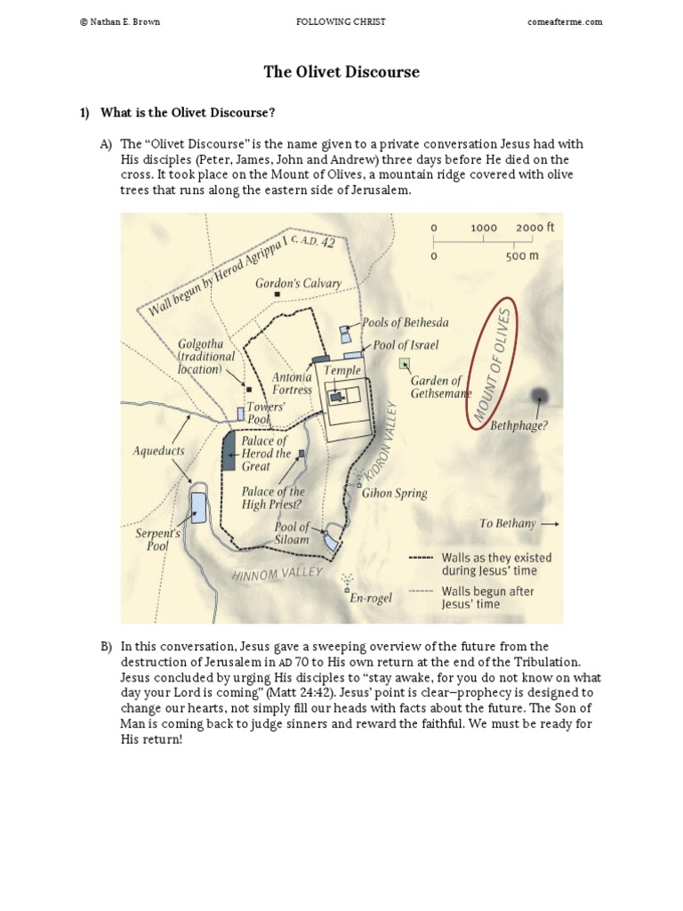 The Olivet Discourse | Download Free PDF | Jesus | Great Tribulation