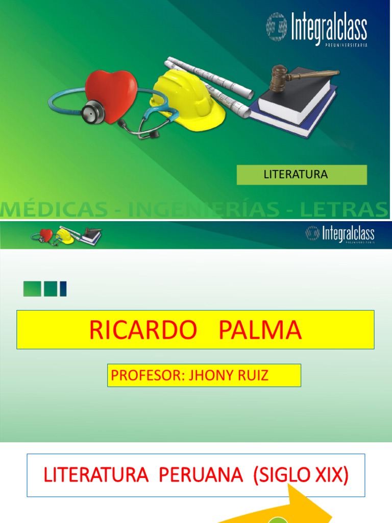 Diapositiva - Ricardo Palma | PDF | Imperio Inca | Perú