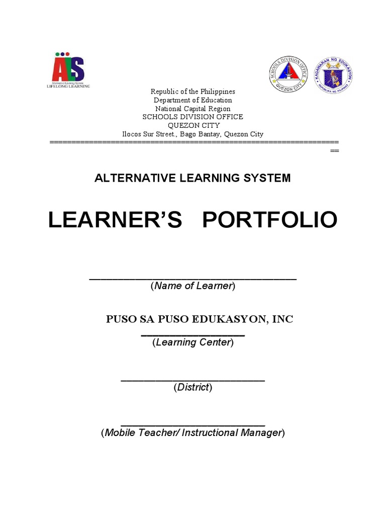 Portfolio Front Page | PDF | Learning | Behavior Modification