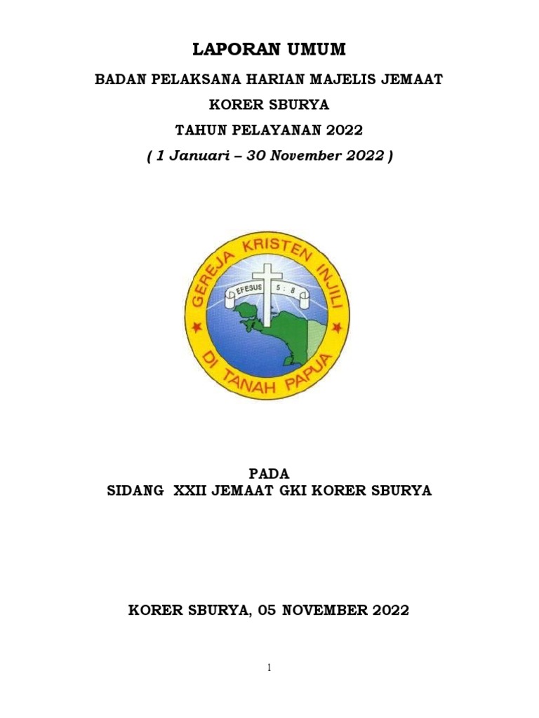 Lpj. Umum Majelis Tahun 2022 | PDF