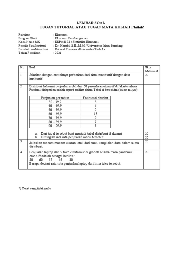 ESPA4123 Tugas1 | PDF