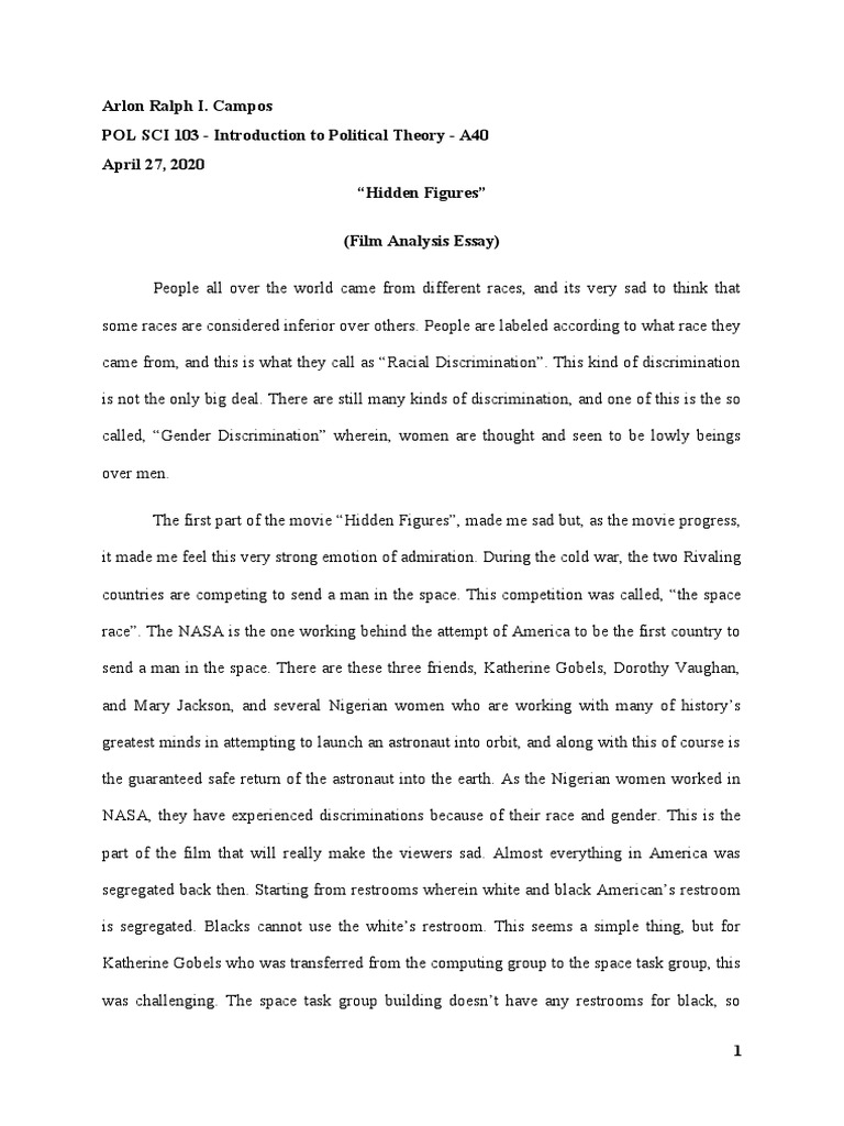 Hidden Figures | PDF | Hidden Figures