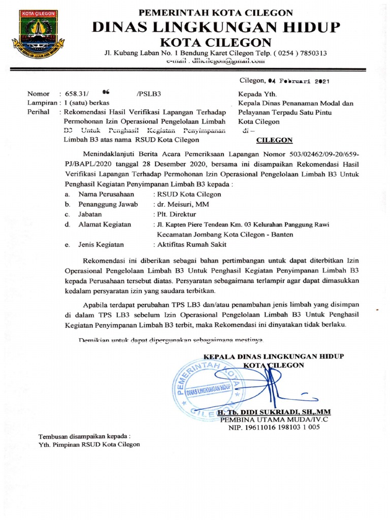 Rekomendasi TPS B3 | PDF