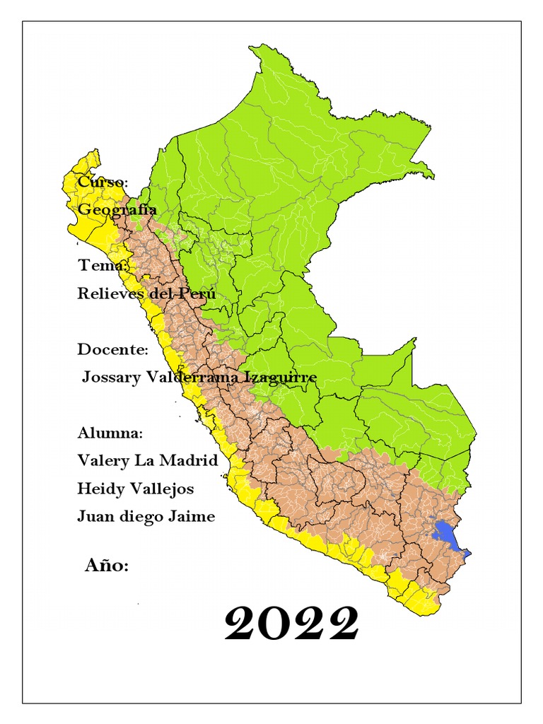 Relieve Geografia | PDF | Lima | Perú