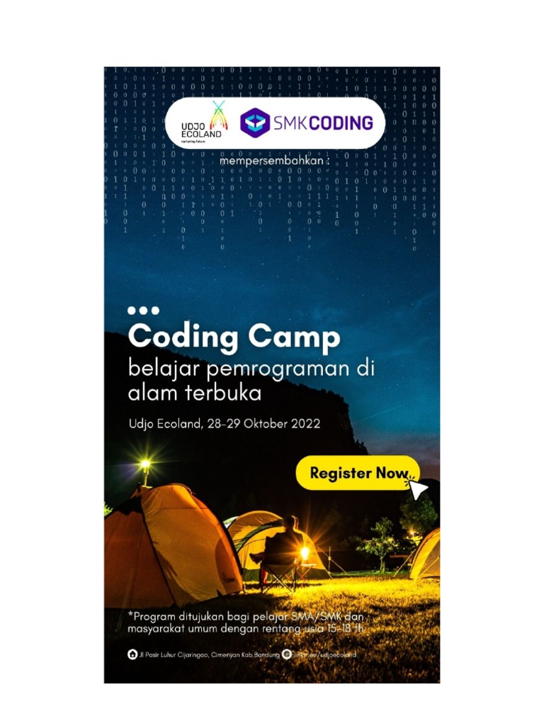 SMK Coding Camp: Pelatihan Pemrograman dan Sumpah Pemula | PDF | Griya & Taman