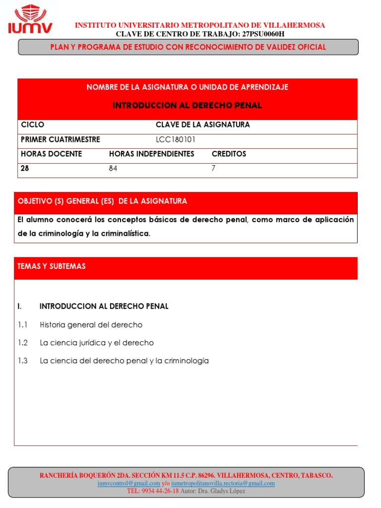 Introducción al Derecho Penal | PDF | Derecho penal | Justicia