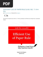 Efficient Use of Paper Rule A.M. No. 11-9-4-SC | PDF | Judiciaries ...