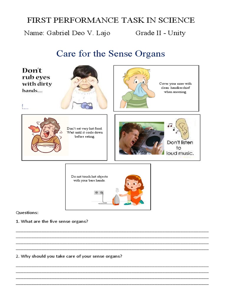 Care For Sense Organs | PDF | Self-Improvement