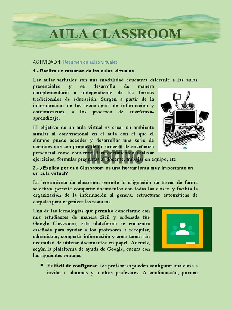 Aula Classroom-Jennifer Merino 5D | PDF