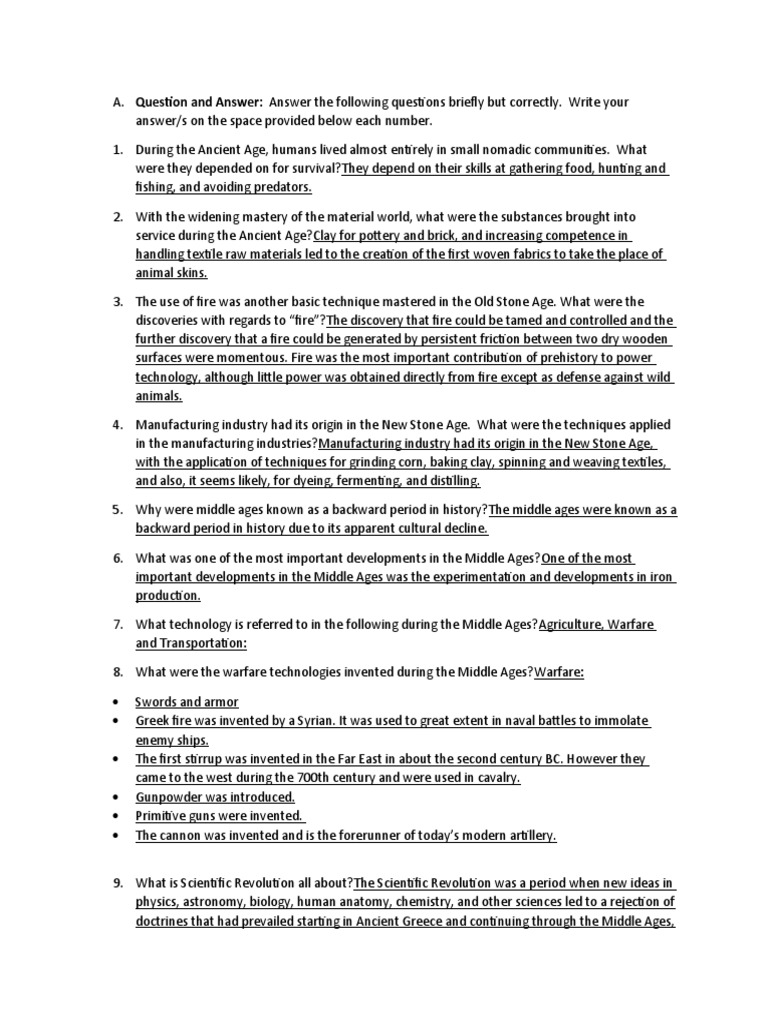 STS Question and Answer Module 1 | PDF | Age Of Enlightenment ...