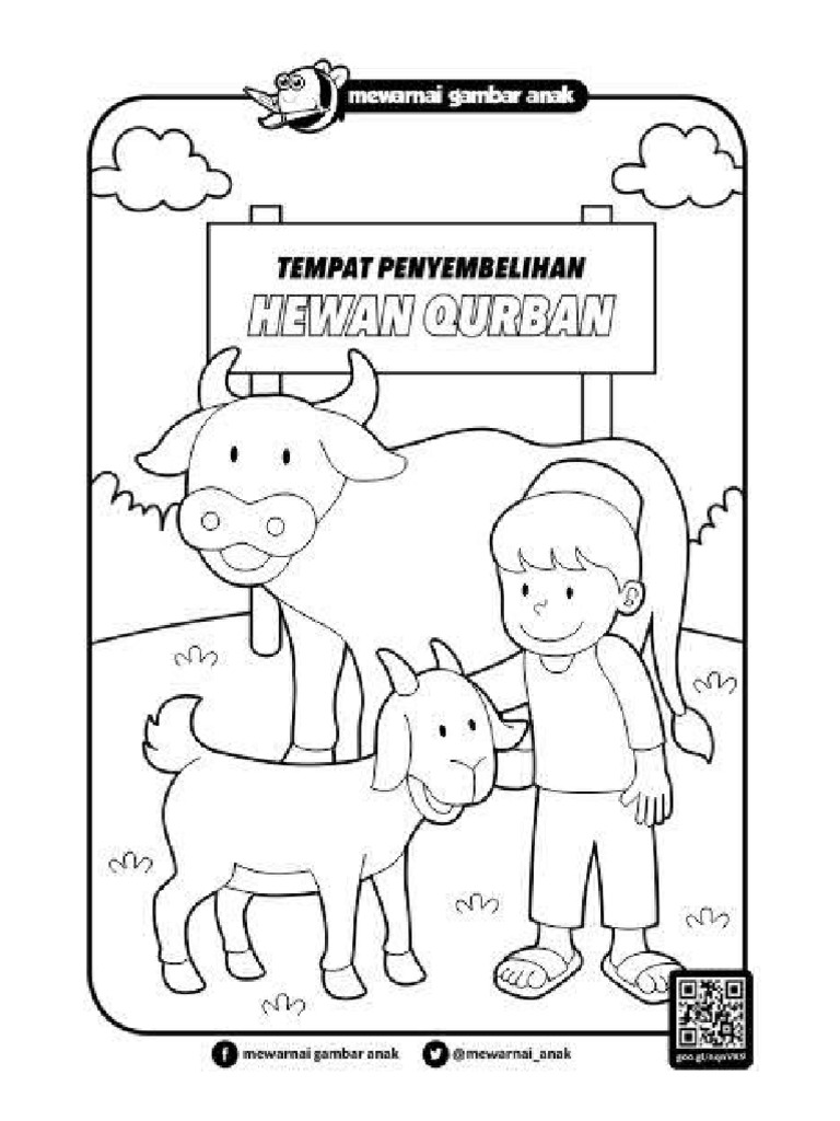 Gambar Mewarnai Tema Qurban | PDF