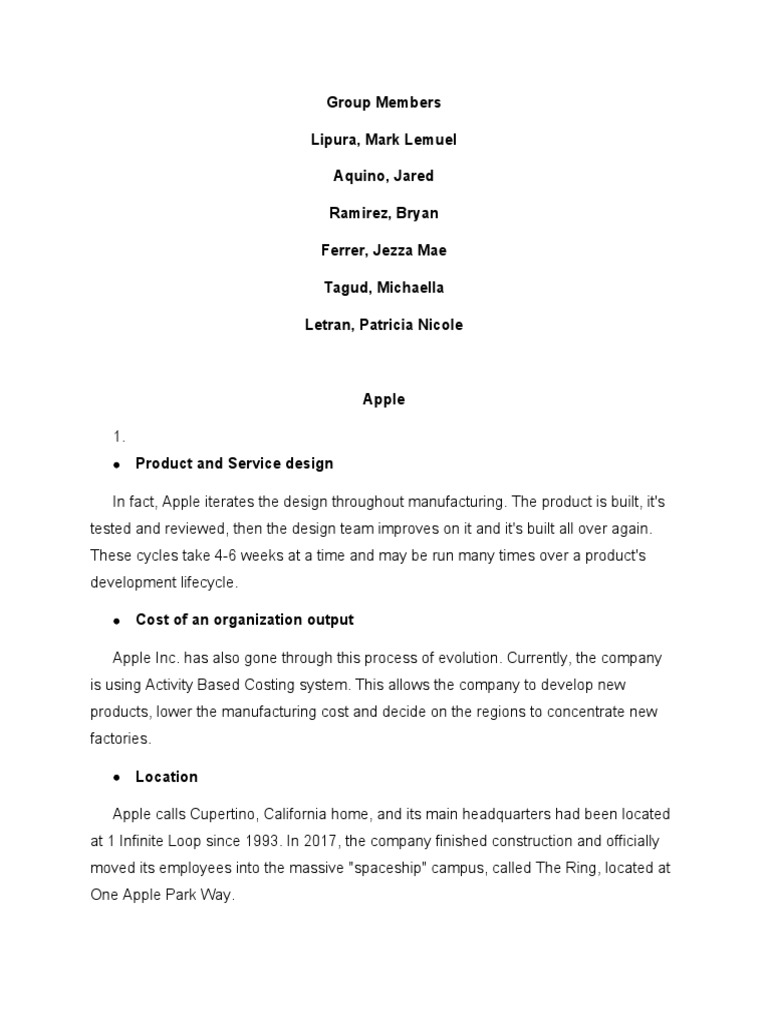 TQM Group Task Performance | PDF | Apple Inc. | I Phone