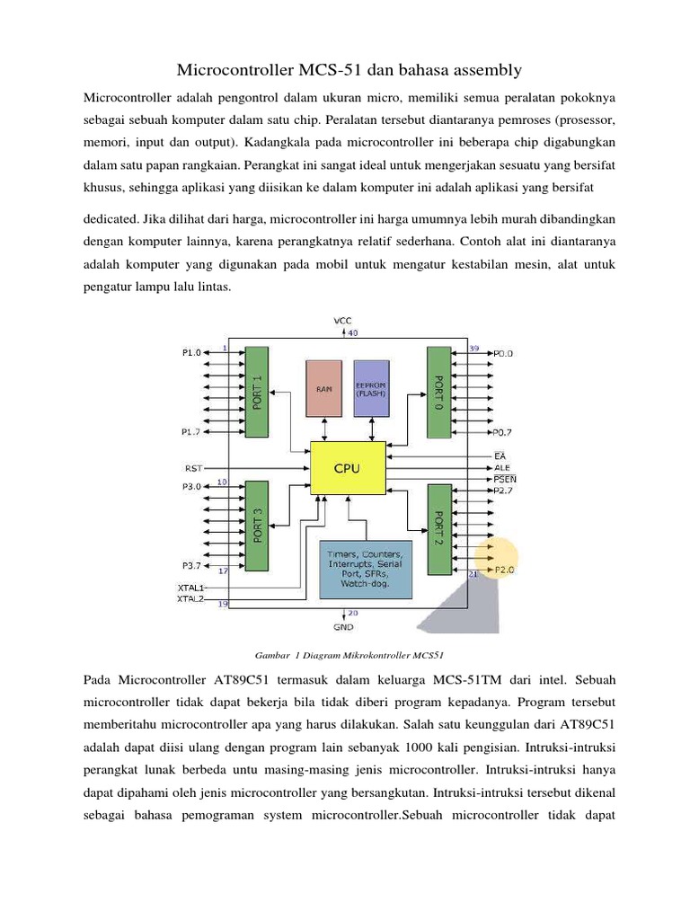 Microcontroller MCS | PDF | Metode & Bahan Ajar | Komputer