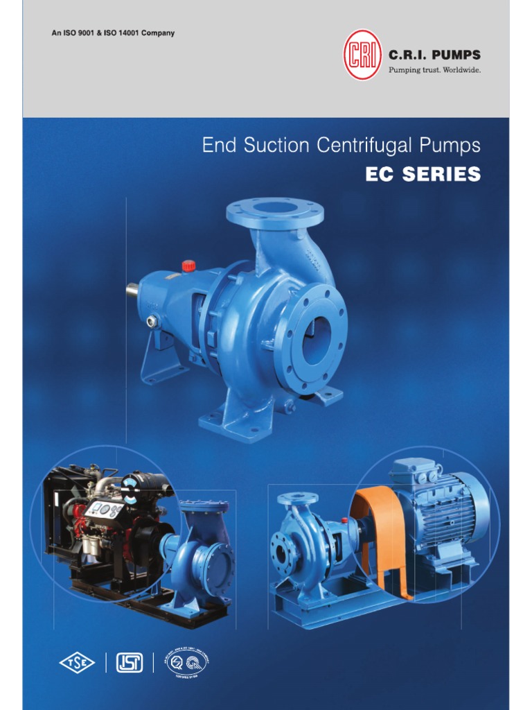 End Suction Pump Catalog ECW Series | PDF