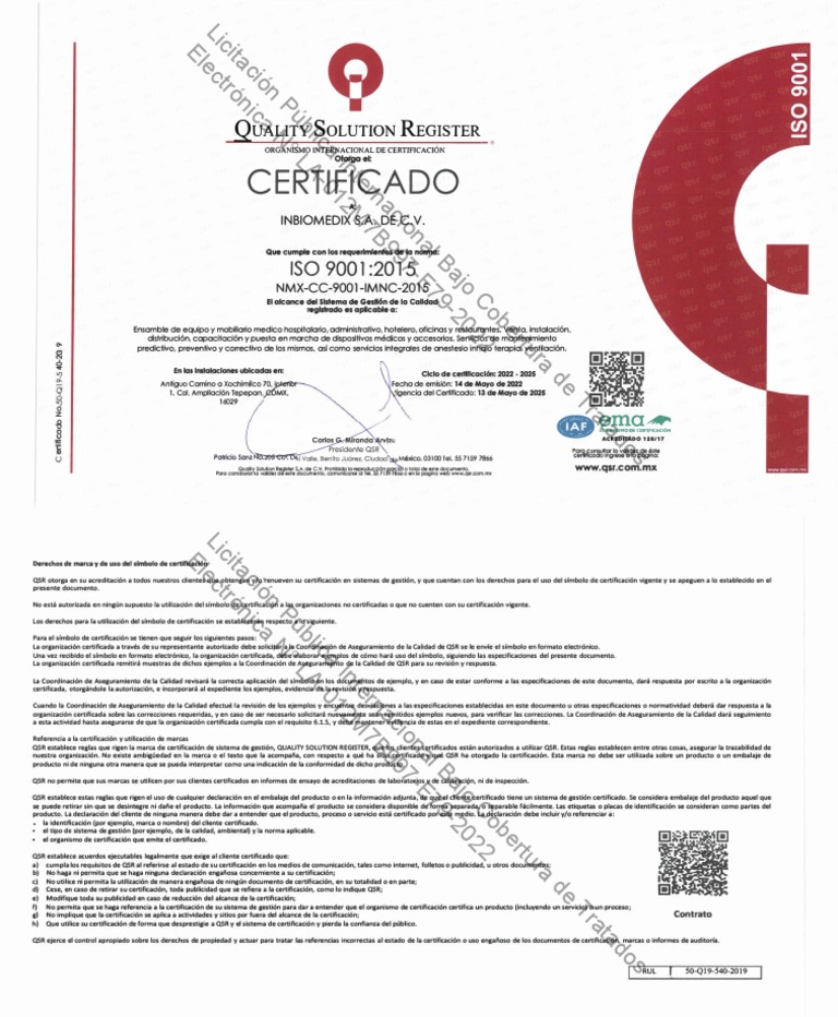 Iso 9001-2015 | PDF | Calidad (comercial) | Business
