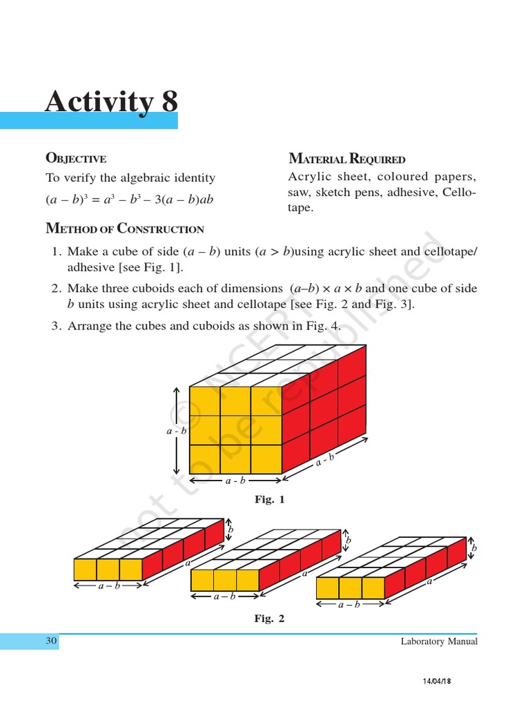 Activities 8 | PDF | Volume | Geometry