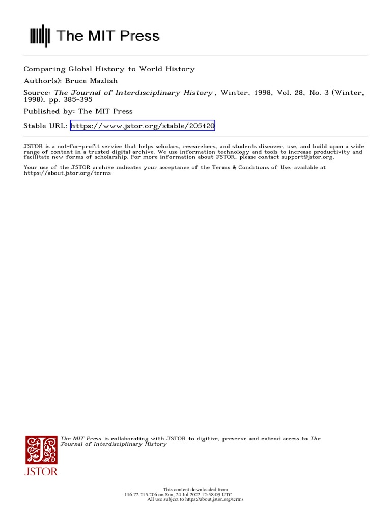 Global vs. World History Explained | PDF | World Systems Theory | World ...
