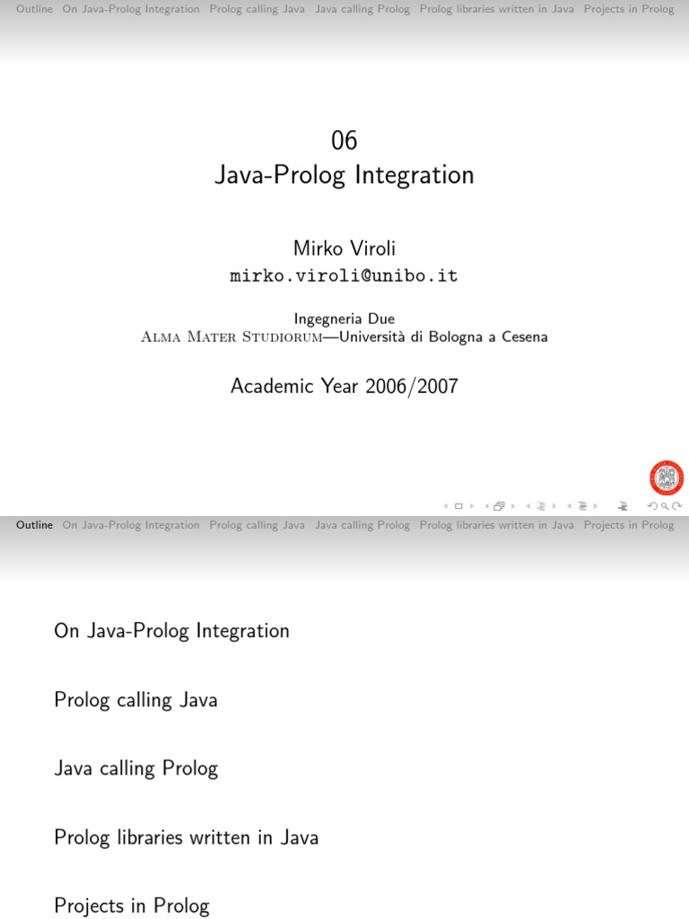 06 Java Prolog Integration Mirko Viroli Mirko Viroliunibo It Download Free Pdf Java 