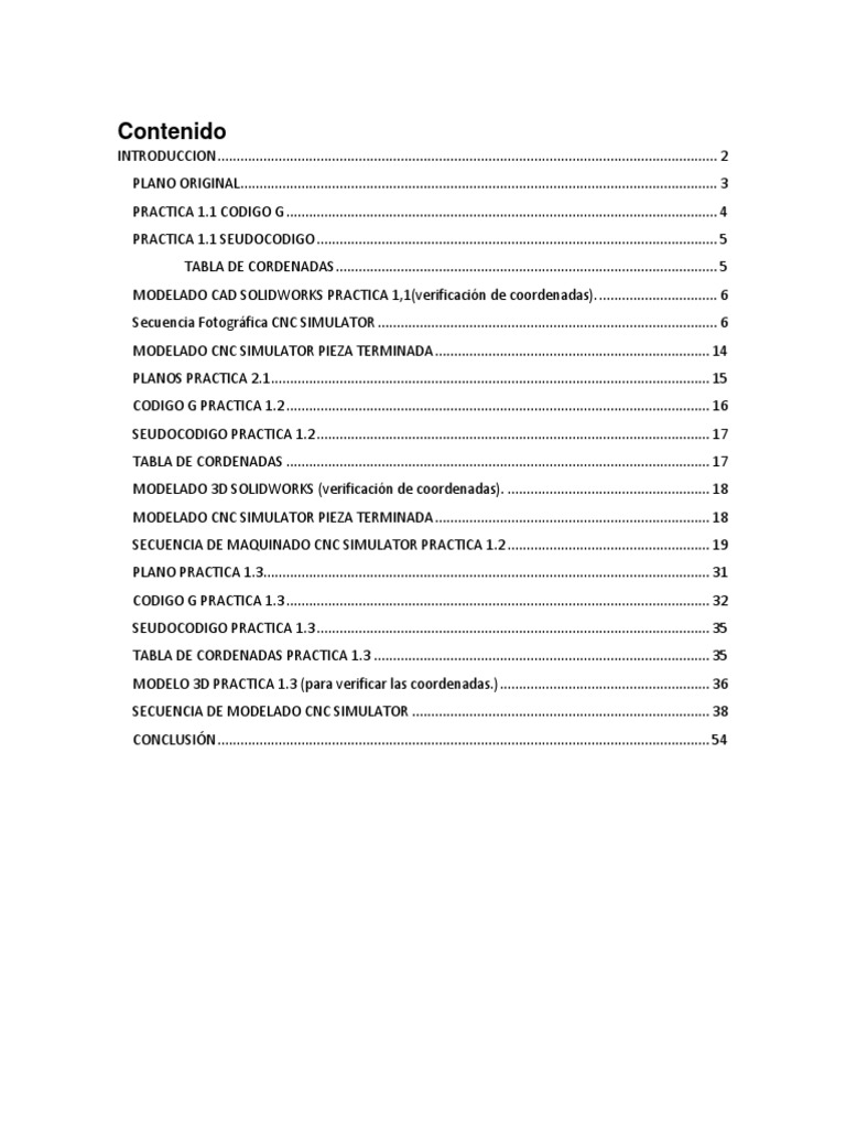 Practica 1.1 A 1.3 | PDF | Control numerico | Ingeniería de software